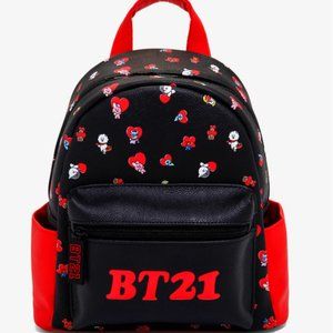 Hot Topic | Bags | Bt2 Character Hearts Mini Backpack | Poshmark